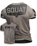 094- Squat Squad Rubber Back Design Gym Shirt for men – Gymish