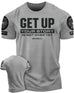 Get Up Workout T-Shirt, Funny Gym Shirts, Lifting T-Shirt, Deadlift ...