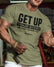 Get Up Workout T-Shirt, Funny Gym Shirts, Lifting T-Shirt, Deadlift ...