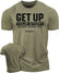 Get Up Workout T-Shirt, Funny Gym Shirts, Lifting T-Shirt, Deadlift ...