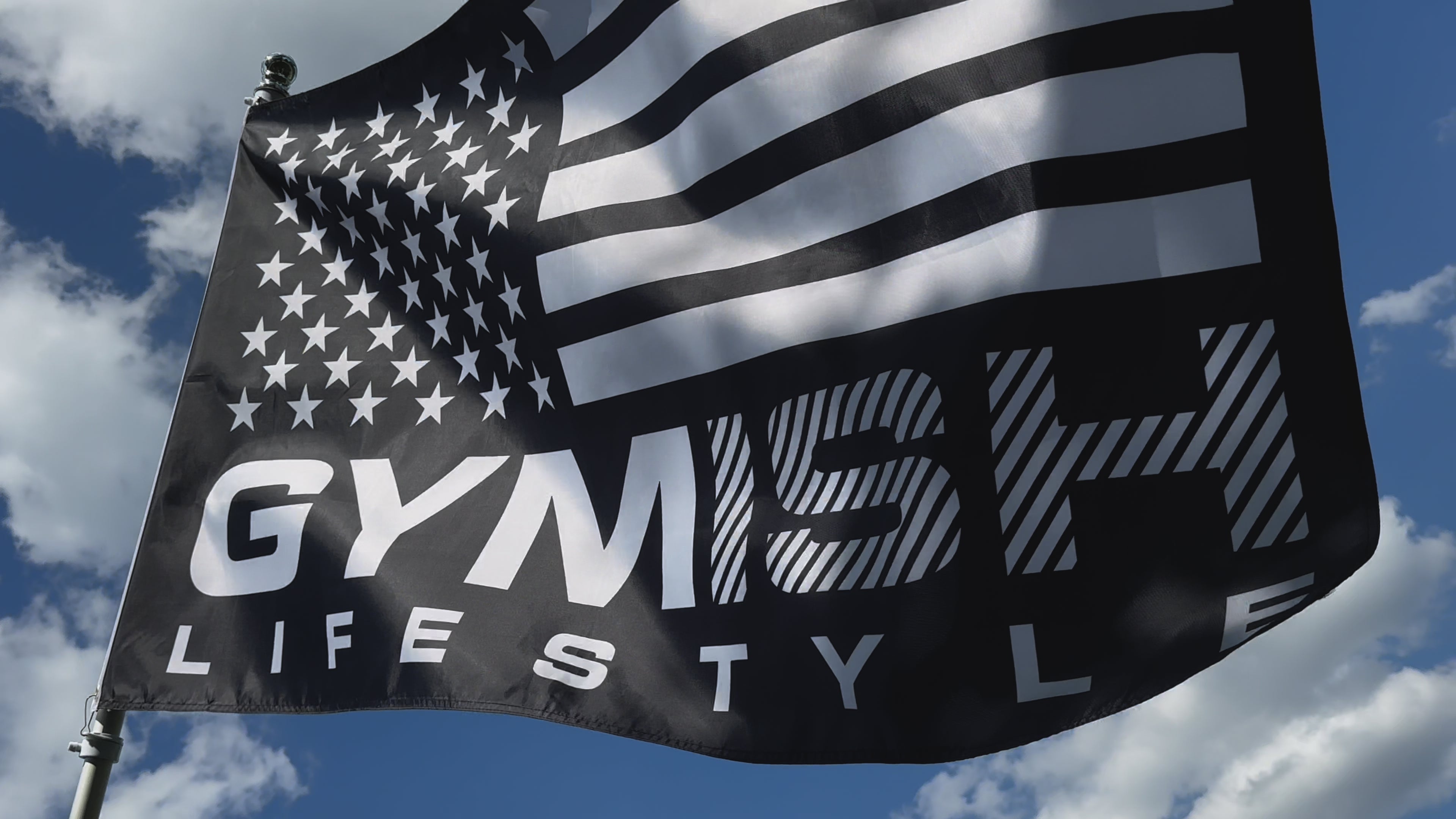 Gymish Lifestyle Flag, 5x3 ft Workout Flag for Home Gym Motivational F