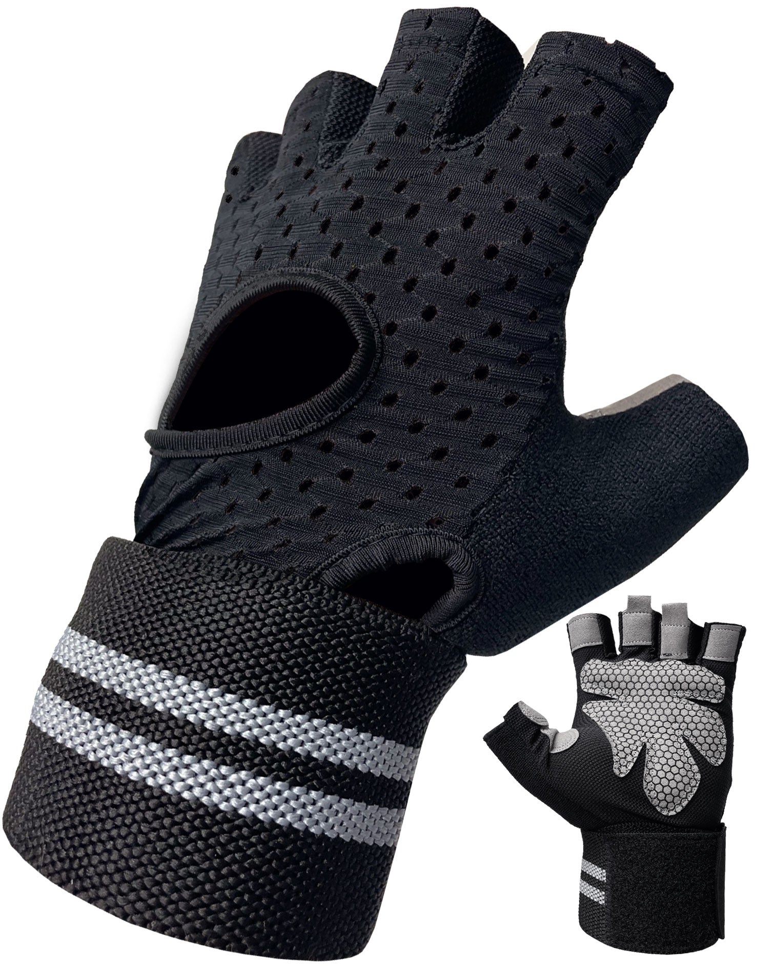 Workout Gloves for Men – Multipurpose Fingerless Gloves – Comfortable ...